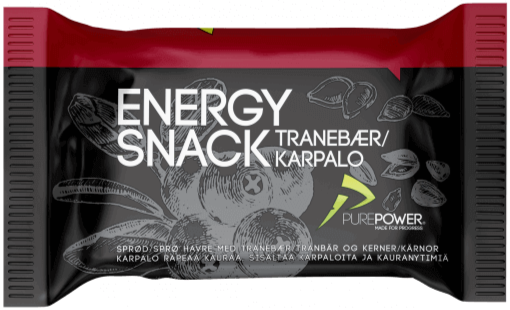 PurePower Energy Snack Tranebær og Kerner